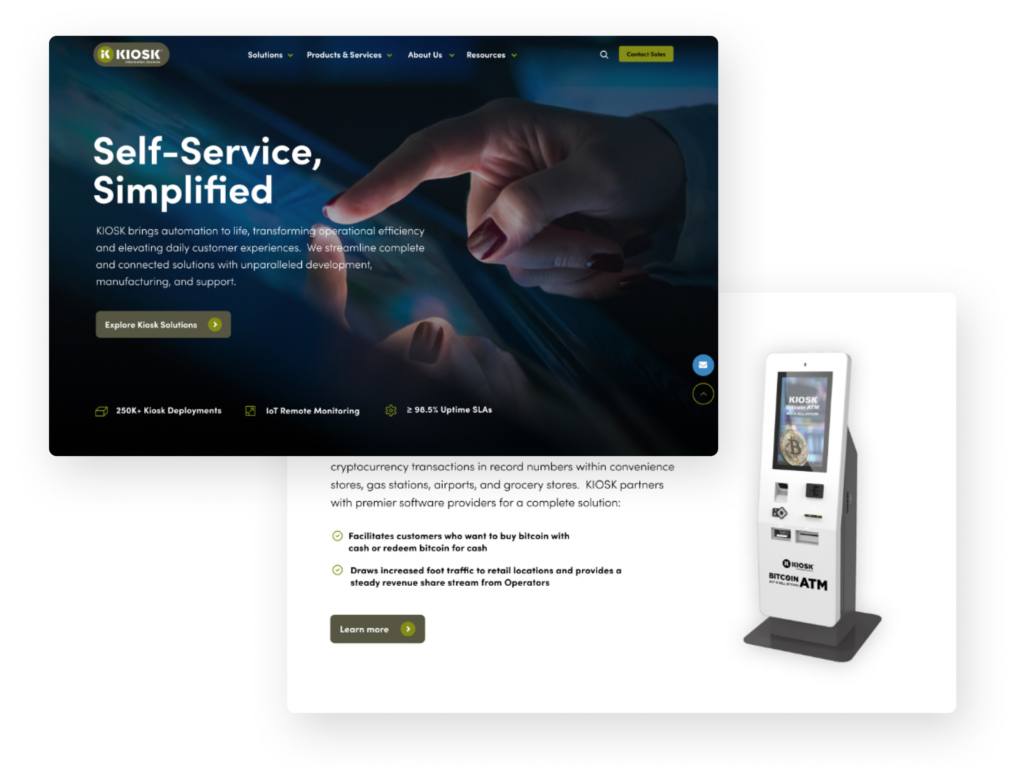 Case Study: KIOSK Web Design & Development | Blennd