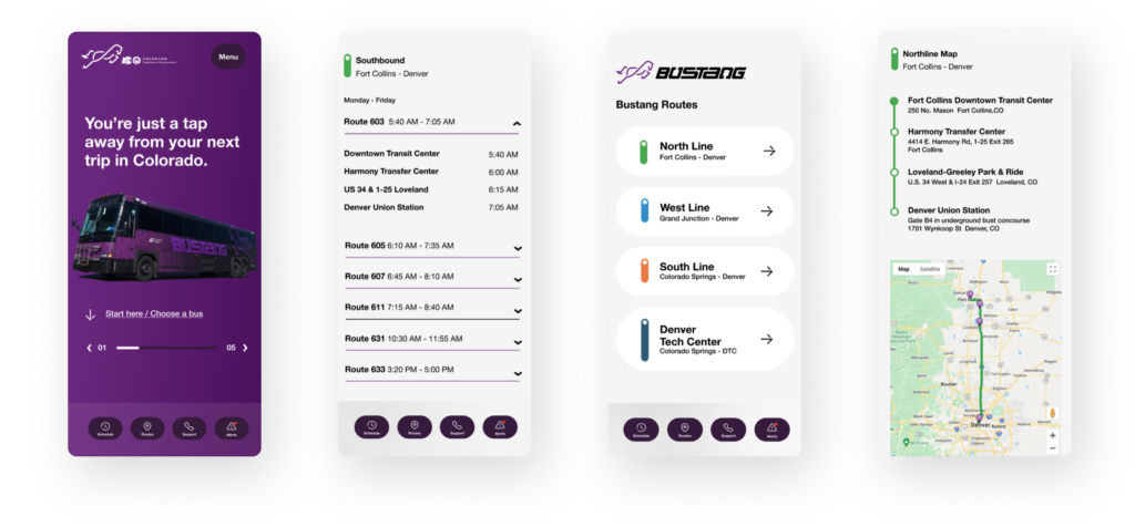 Bustang (CDOT) Transport Website Design | Blennd